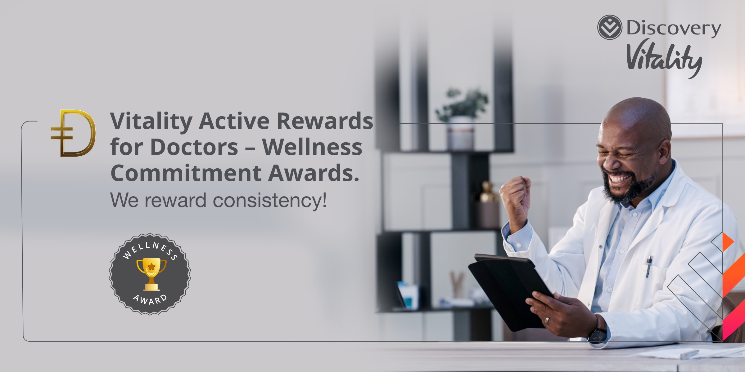 Vitality Active Rewards for Doctors leaderboard page - Discovery