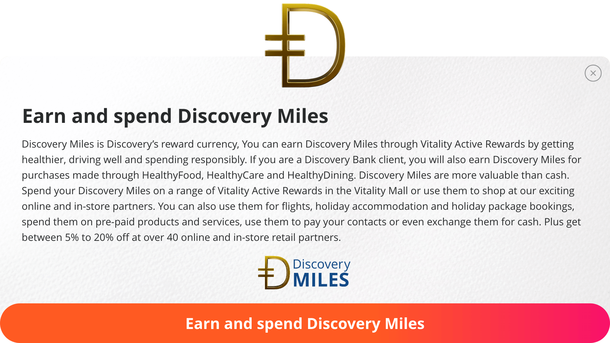 Vitality How it Works - Discovery